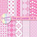 Pink and Lavender Digital Papers8