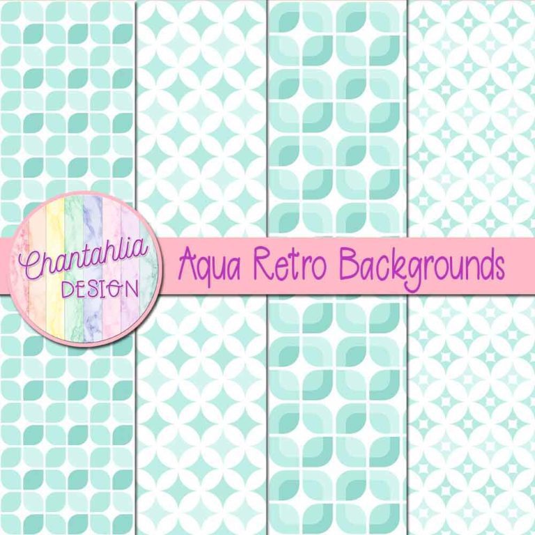 Aqua Retro Backgrounds
