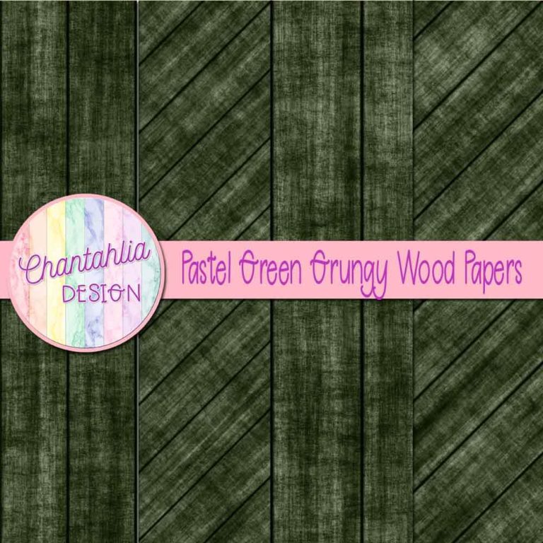 Pastel Green Grungy Wood Digital Papers