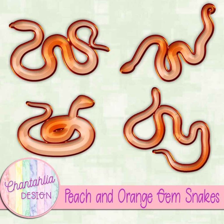 Peach and Orange Gem Snakes