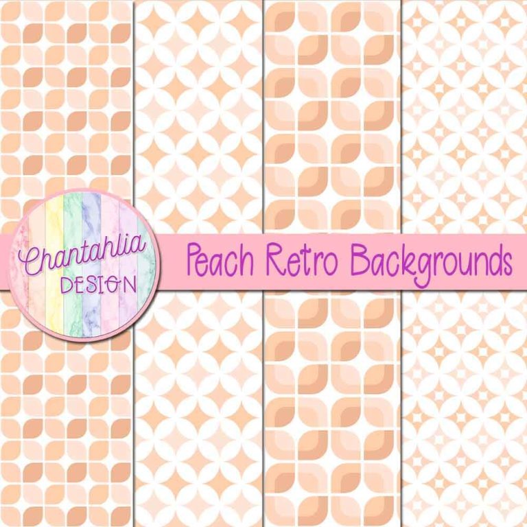 Peach Retro Backgrounds
