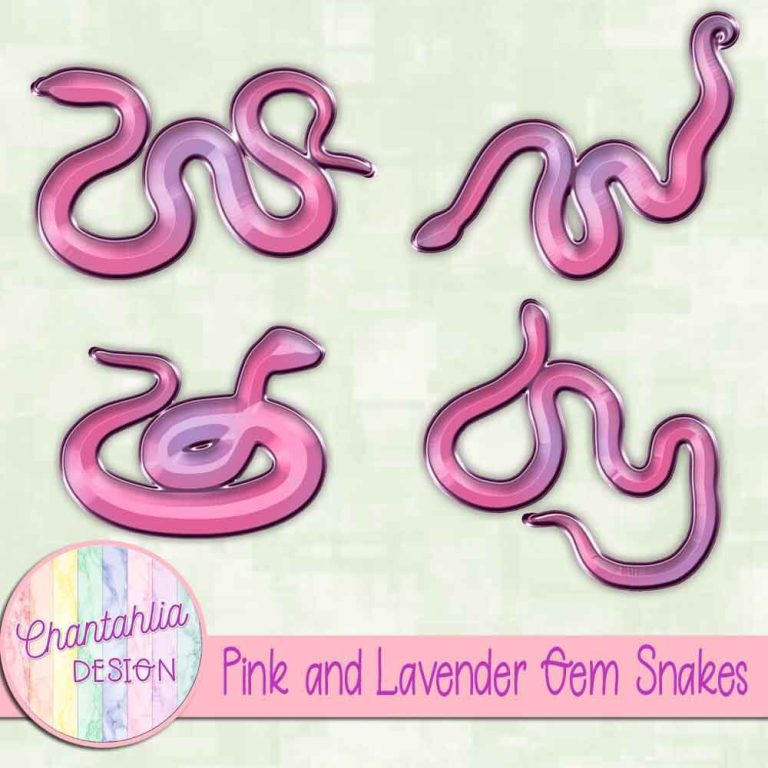 Pink and Lavender Gem Snakes