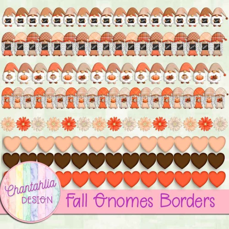 Fall Gnomes Borders