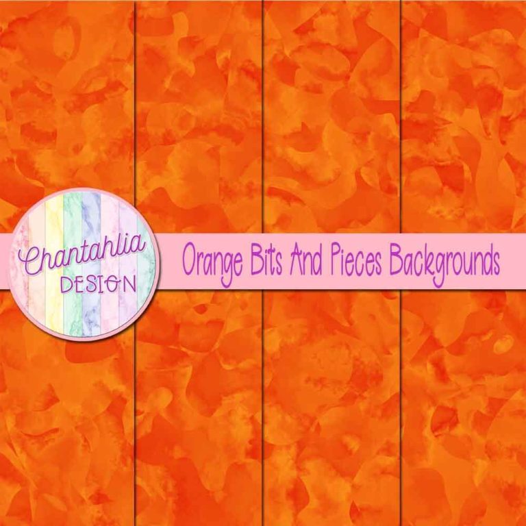 Orange Bits and Pieces Backgrounds