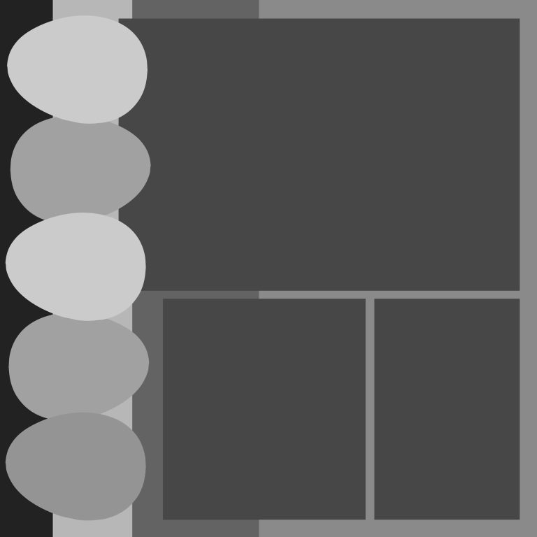 Digital Scrapbook Layout Template 325