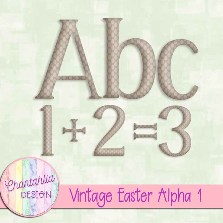 Vintage Easter Alpha 1