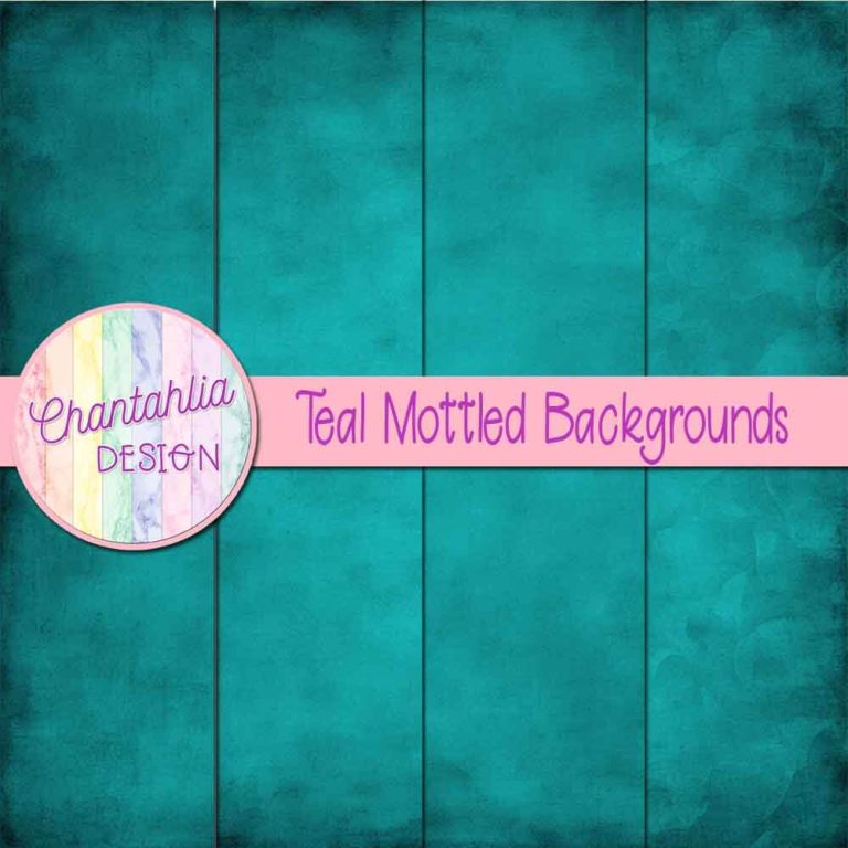Teal Mottled Digital Paper Backgrounds