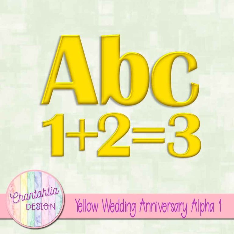 Yellow Wedding Anniversary Alpha
