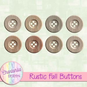 Rustic Fall Buttons