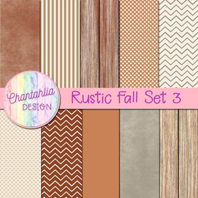 Rustic Fall Digital Papers