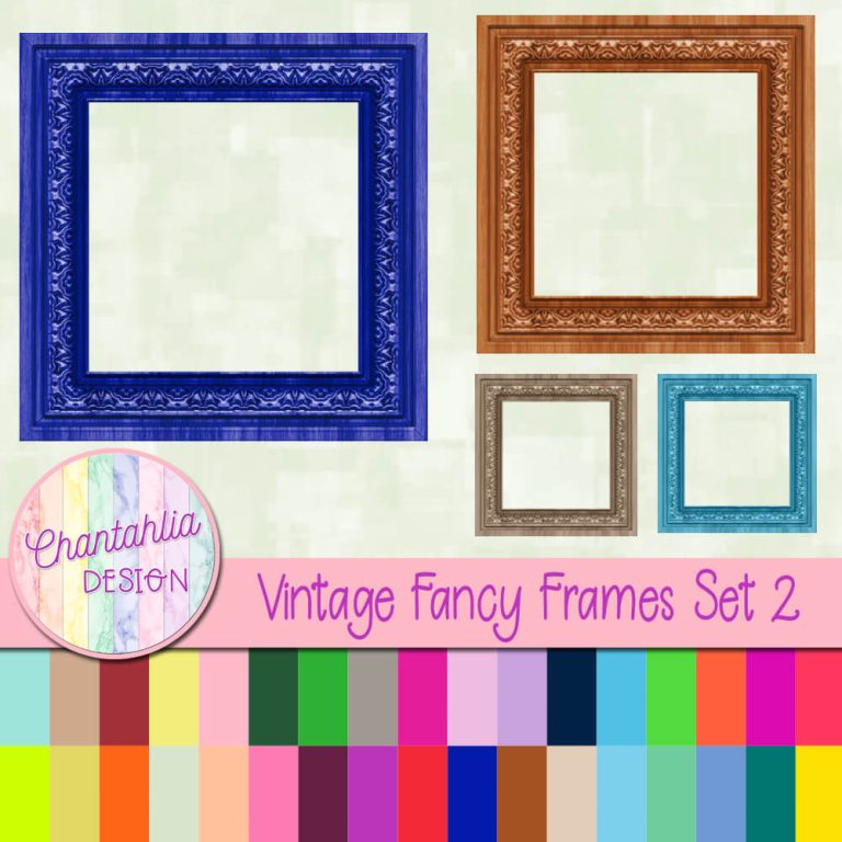 Vintage Fancy Frames Set 2 - Chantahlia Design