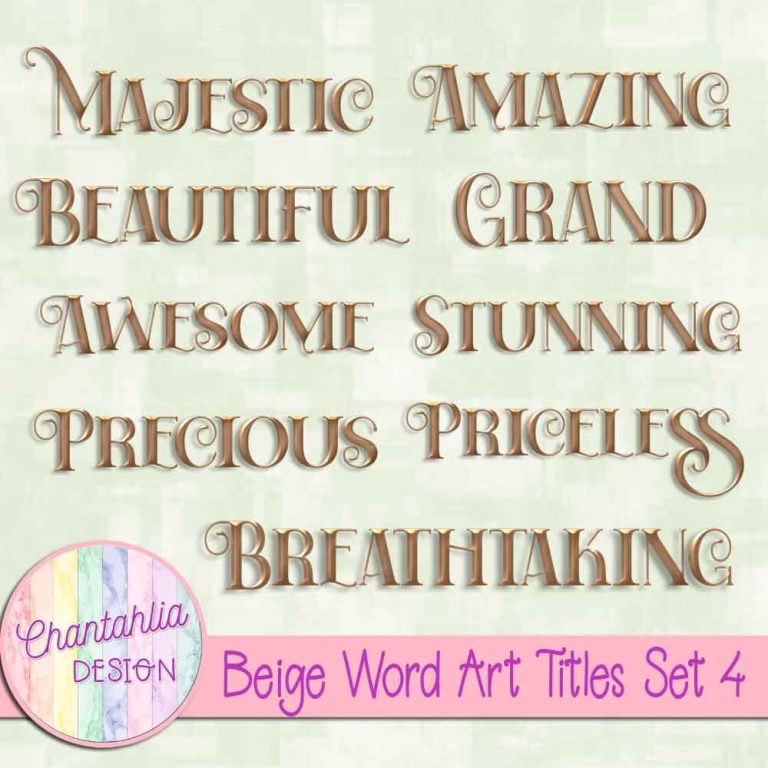 Free design elements / clip art for digital scrapbooking and other crafts