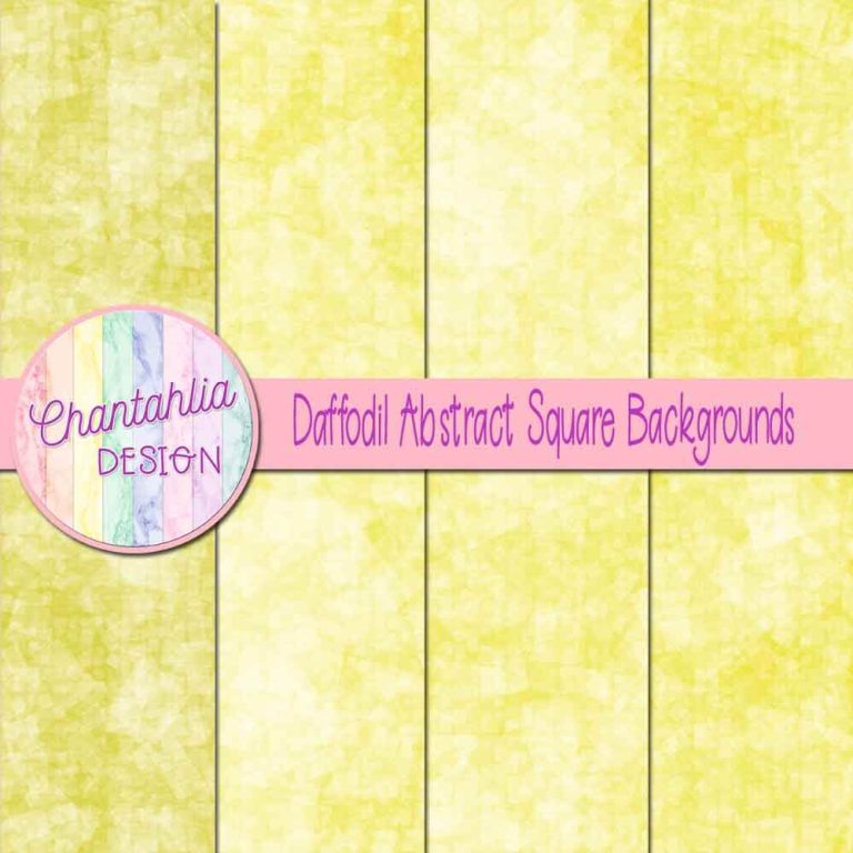 Daffodil Abstract Square Backgrounds - Chantahlia Design