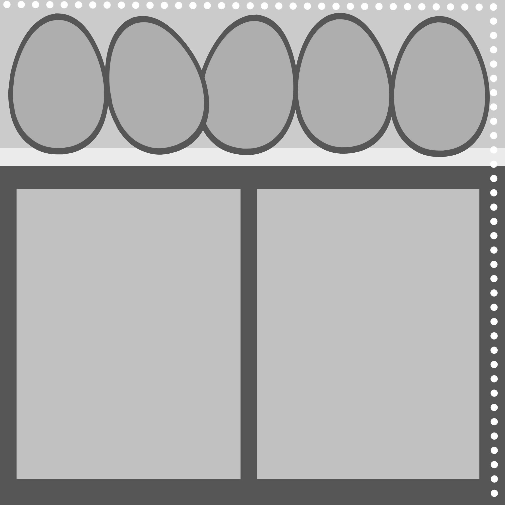 Digital Scrapbook Layout Template 374 - Chantahlia Design