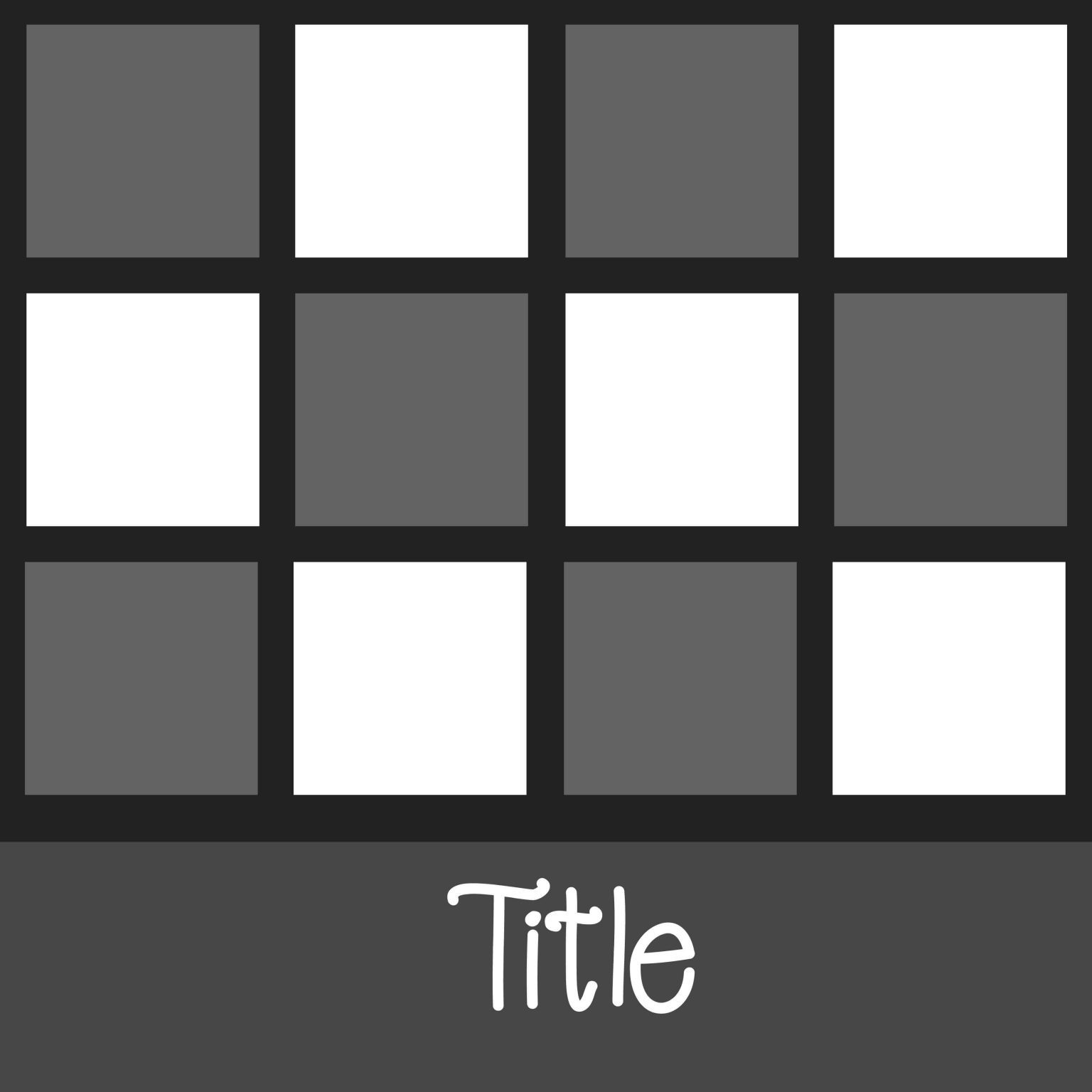 Digital Scrapbook Layout Template 377 - Chantahlia Design