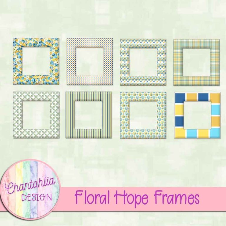 Floral Hope Frames - Chantahlia Design