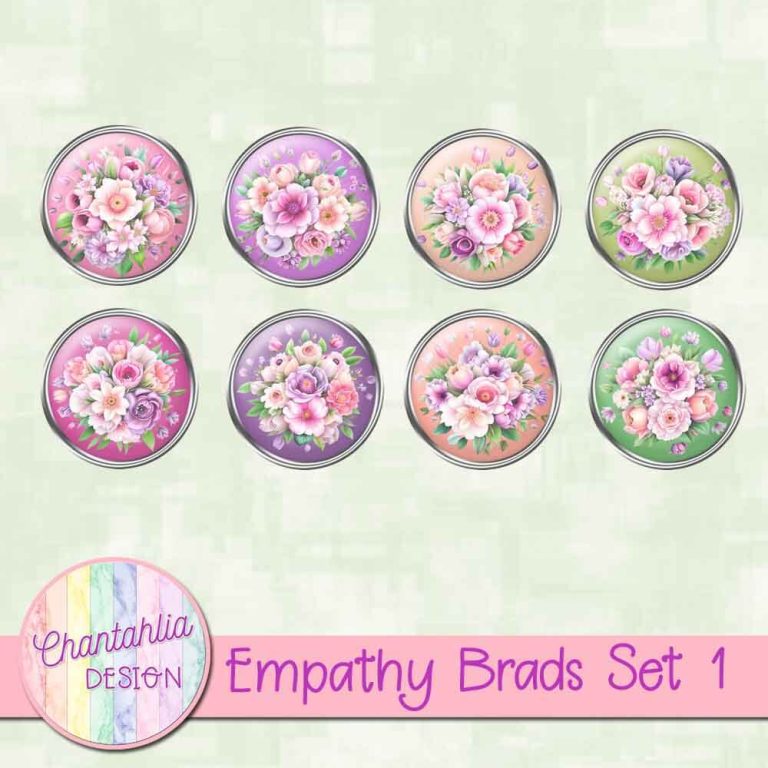 Empathy Brads Set 1 - Chantahlia Design