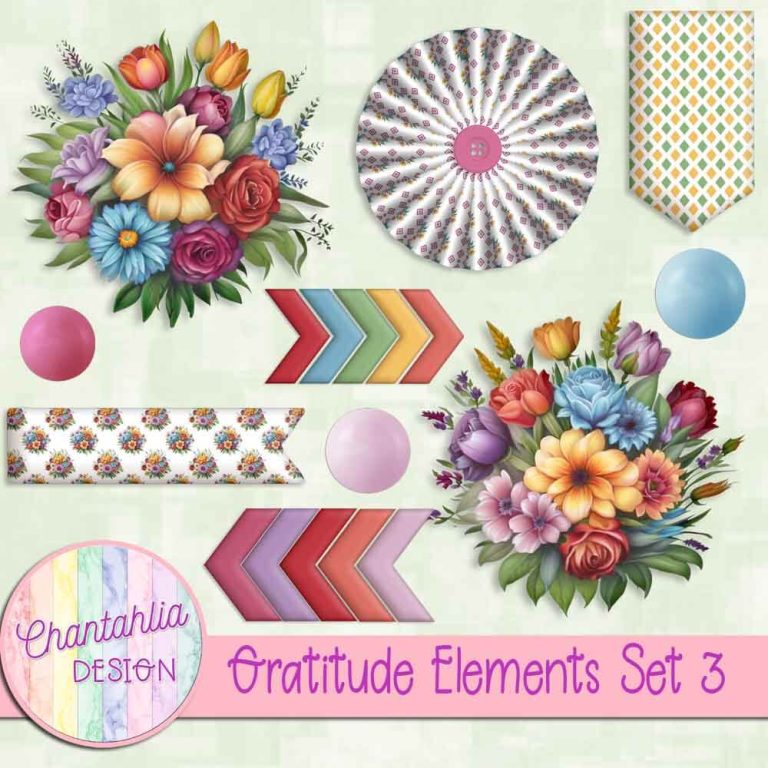 Gratitude Elements Set 3 - Chantahlia Design