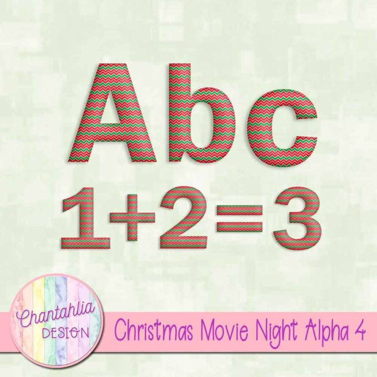 Christmas Movie Night Alpha 4 - Chantahlia Design