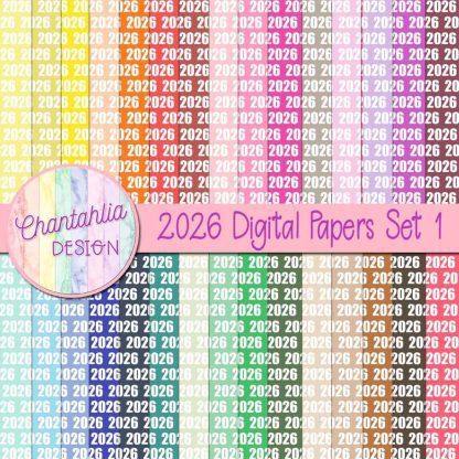 2026 Digital Papers Set 1 - Chantahlia Design